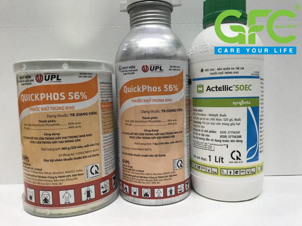 Thuốc khử trùng xông hơi, diệt mọt QUICKPHOS 56%