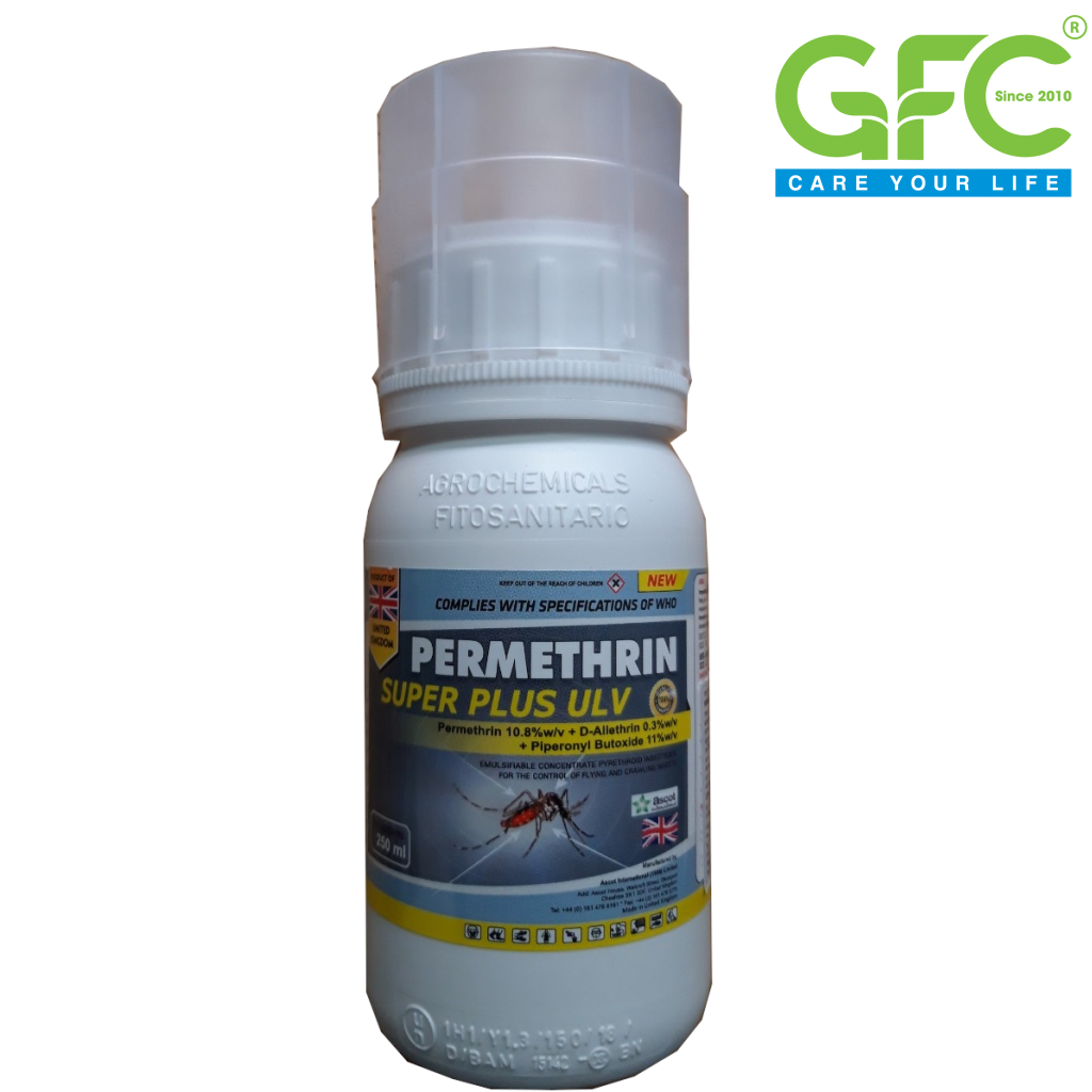 Thuốc diệt muỗi Permethrin Super Plus ULV hiệu quả, an toàn